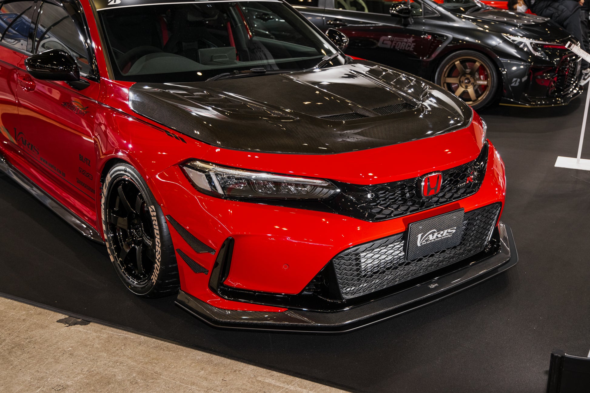 Varis Arising-EVO Double Canard Set, Carbon for Honda Civic Type R FL5 ...